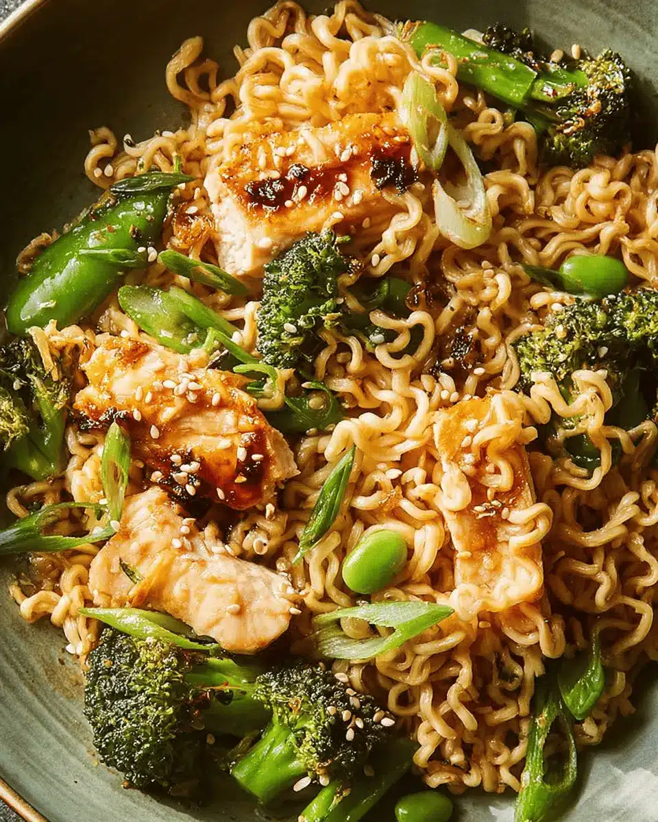 sheet-pan crispy ramen