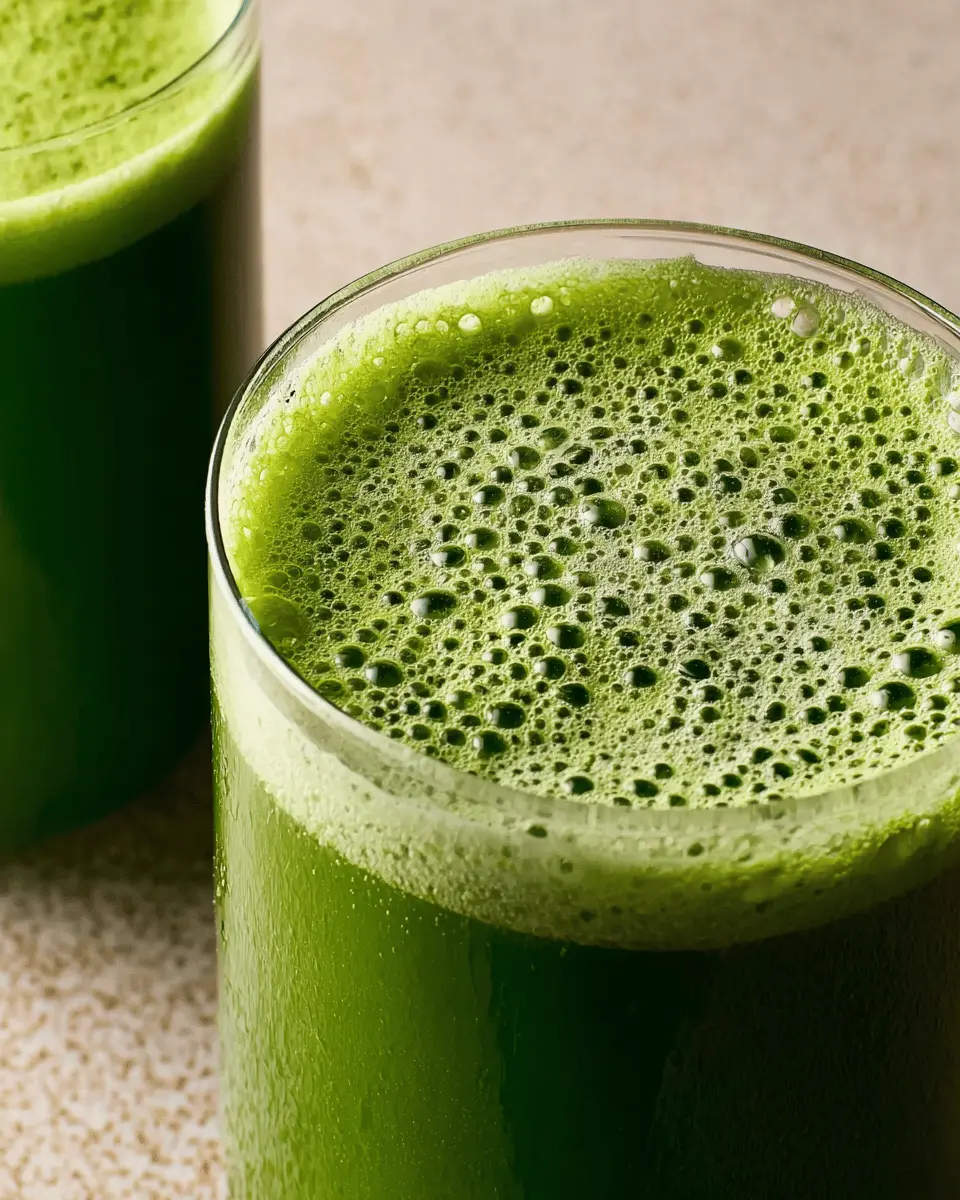 healthy green juice